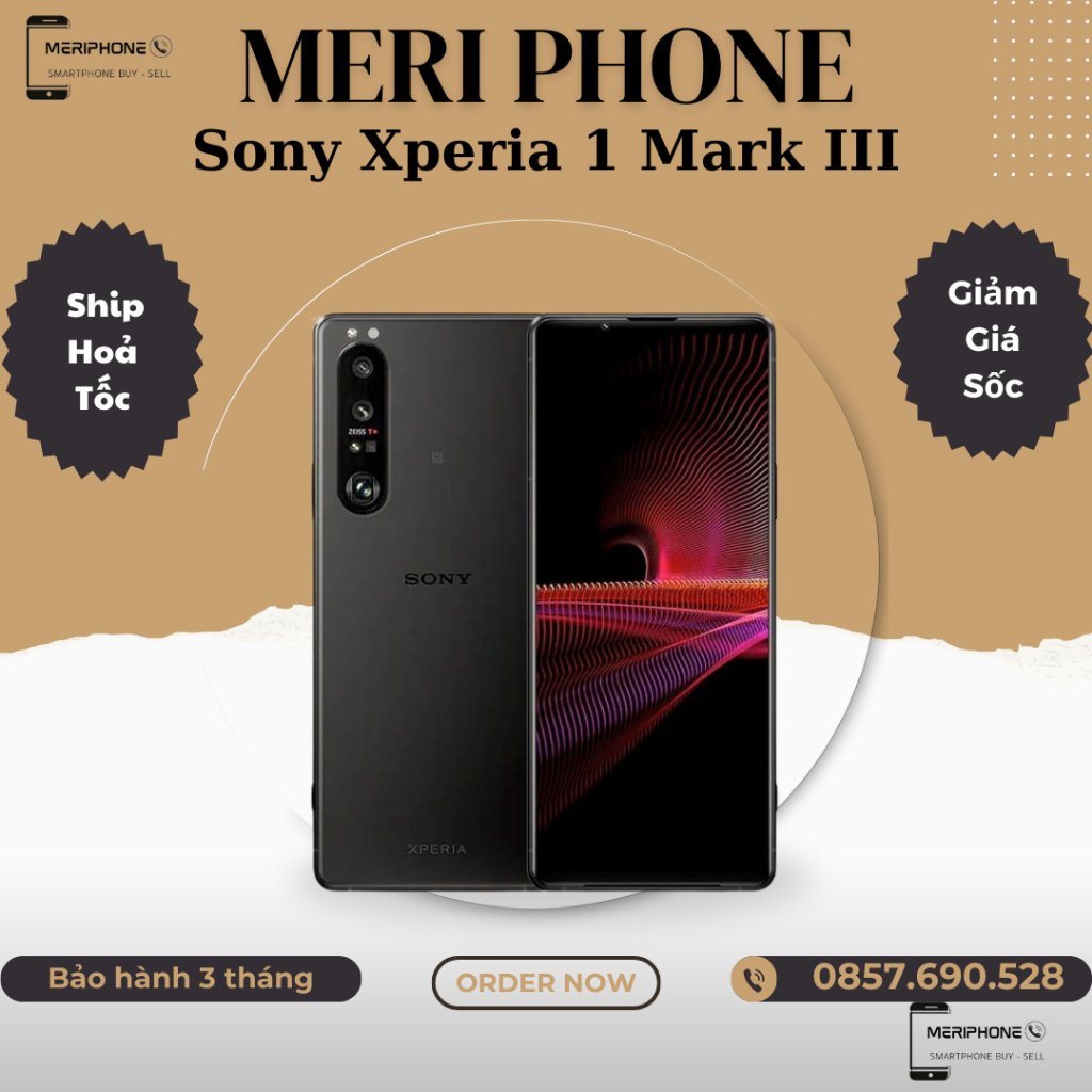 Điện thoại Sony X1 Mark 3 Máy đẹp nguyên zin, Ram 12/256G 1 sim ...