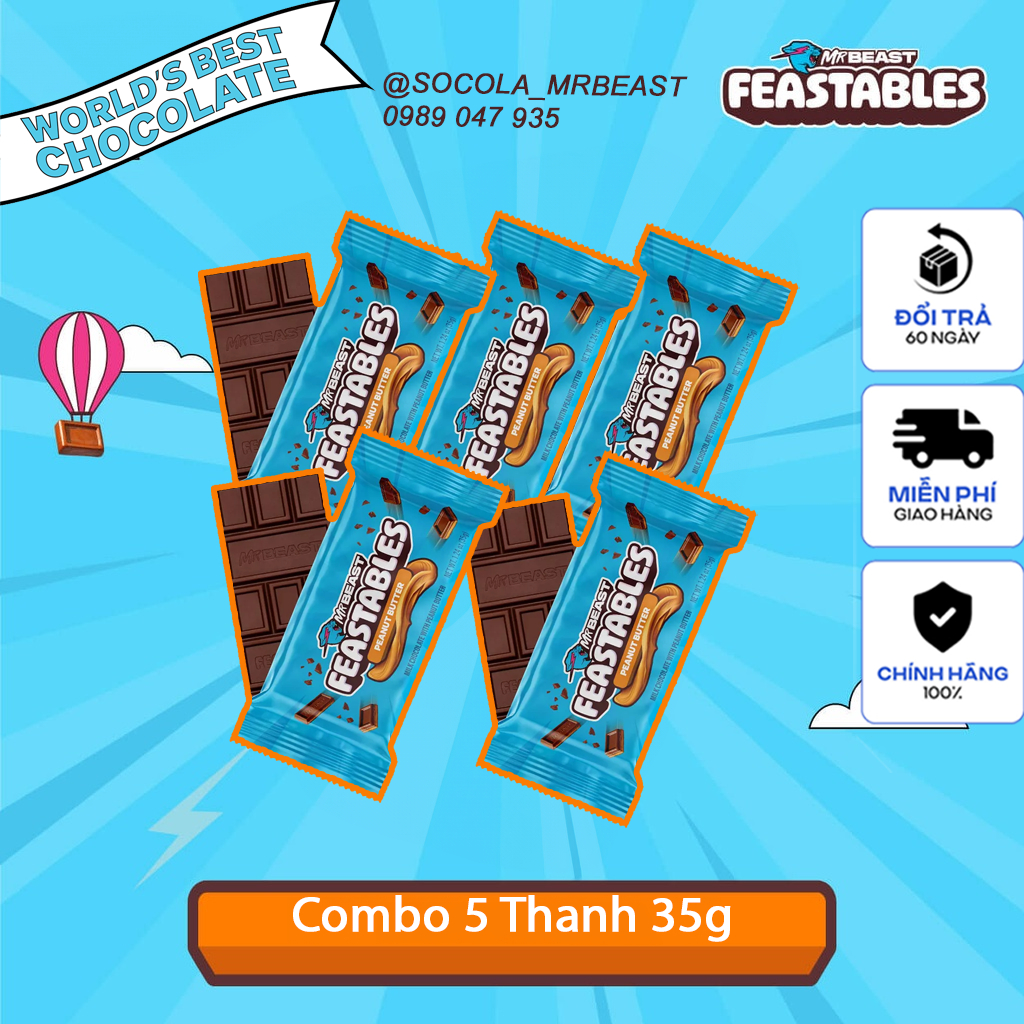 [CHÍNH HÃNG] Kẹo Socola MrBeast phiên bản mới 2024 Mr Beast Chocolate ...