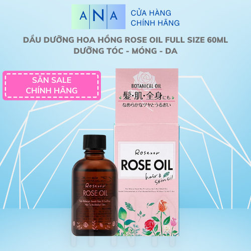 Dưỡng tóc Rose Oil Botanical Nhật Bản phục hồi hư tổn và làm thơm tóc ...