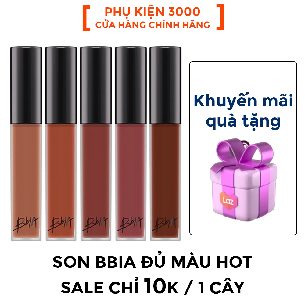 Son môi bbia bibia last velvet lip tint phiên bản mới handmade giá rẻ 1k 5k 10k dành cho học ...