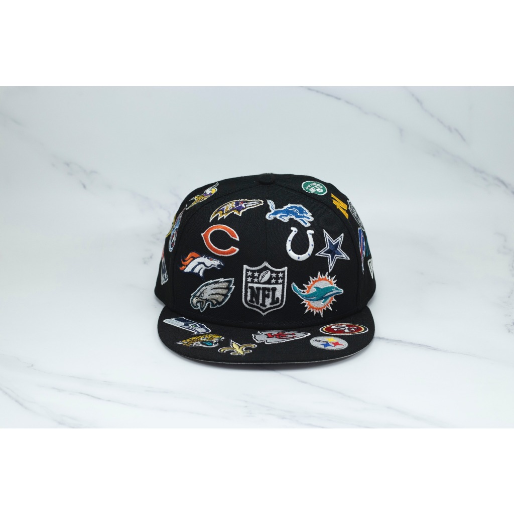 Nón New Era NFL Multi Team Logo Fitted [Hàng nhập khẩu][Dọn Kho][Size ...
