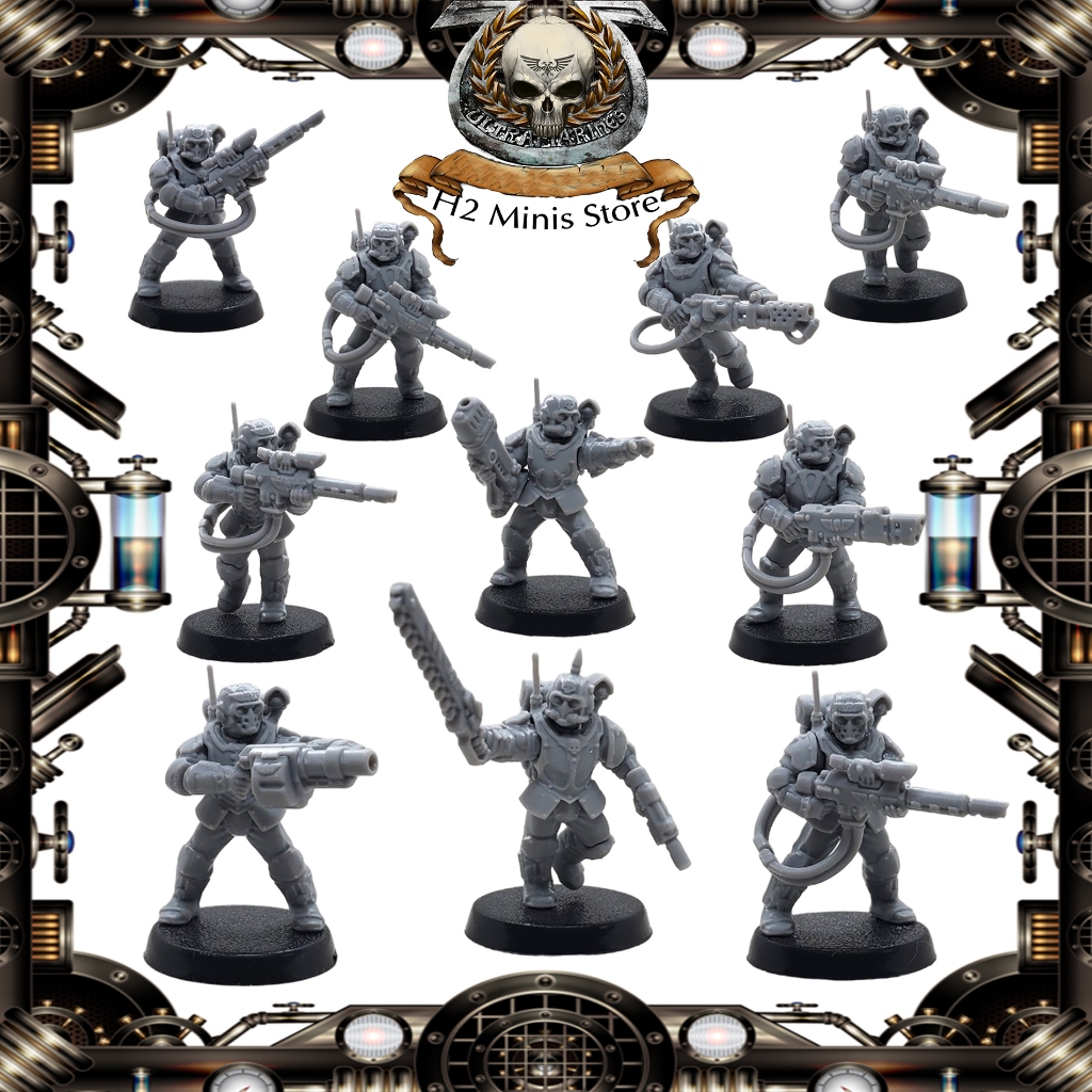 [Mô hình in 3D] Mô hình Warhammer Militarum Tempestus Scions | Shopee ...