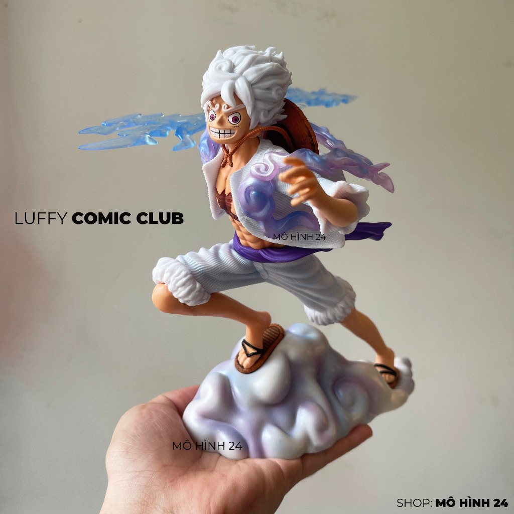 [CÓ SẴN] Mô hình Luffy Comic Club Studio Nika gear 5 cầm sét size to ...