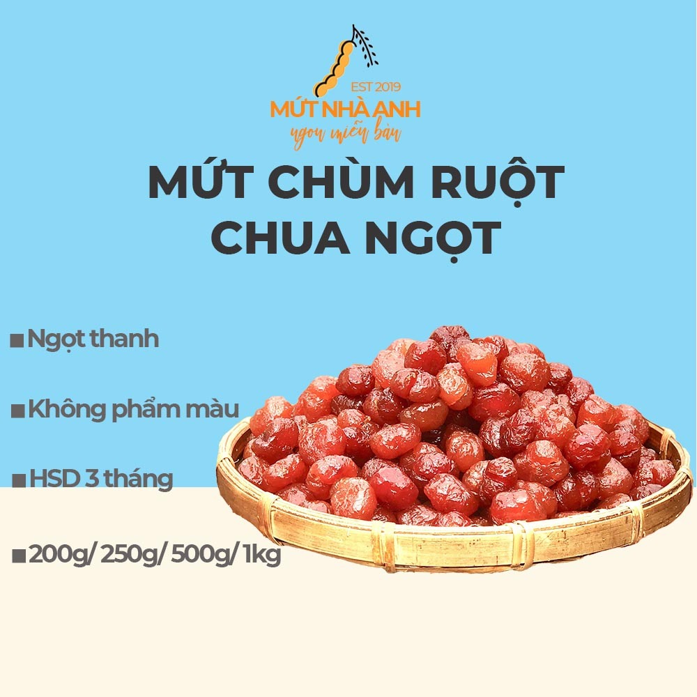 Mứt chùm ruột rim chua ngọt 250g/500g/1kg | Shopee Việt Nam