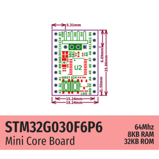WeAct STM32G030F6P6 STM32G030 STM32G0 STM32 Bảng mạch phát triển ...