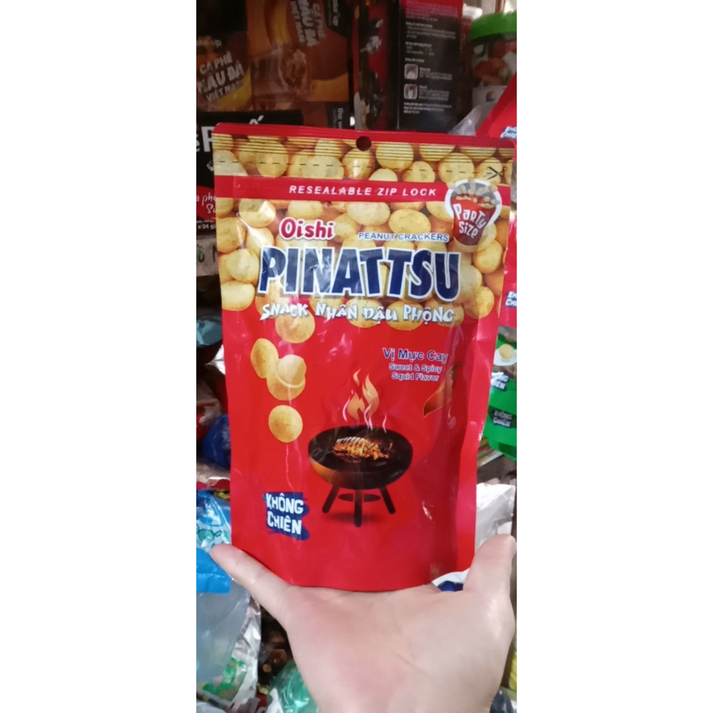 Đậu Phộng Pinatsu 2 Vị Cốt Dừa Mực Cay 85g | Shopee Việt Nam
