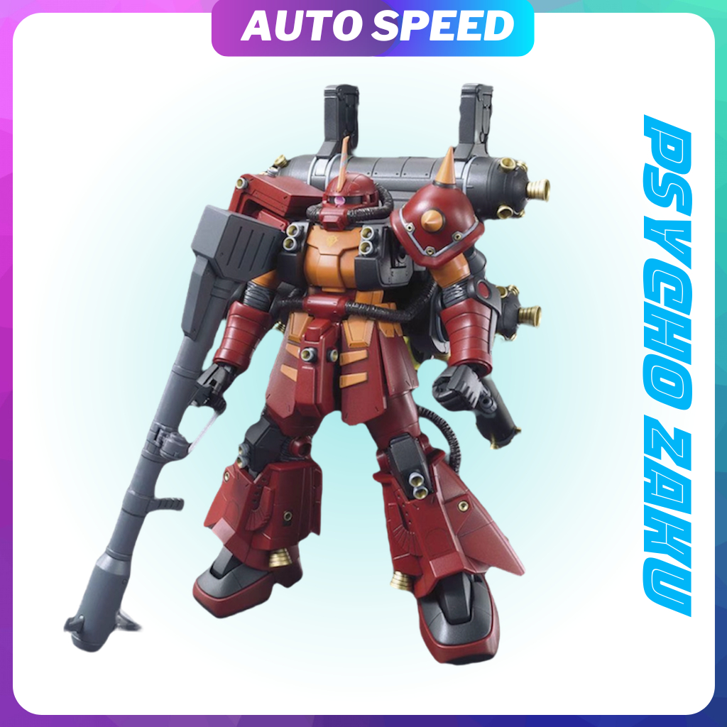 Mô hình lắp ráp Psycho Zaku HG, đồ chơi lắp ráp bootleg Psycho Zaku tỉ ...