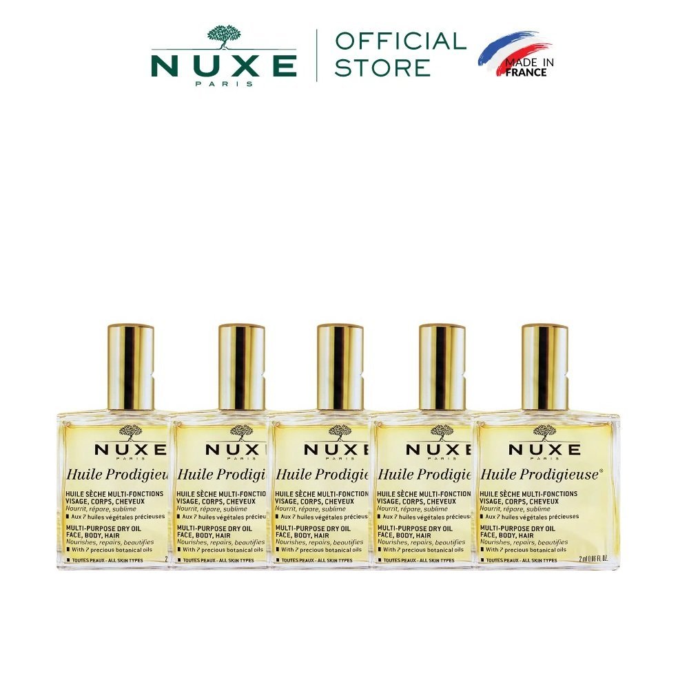 [ Quà tặng không bán - 5xHP2ml ] Dầu khô đa năng Nuxe Huile Prodigieuse® 2ml | Shopee Việt Nam