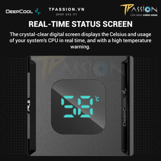Tản nhiệt khí CPU DEEPCOOL AG400 DIGITAL / AG400 BK WH DIGITAL LED ARGB ...