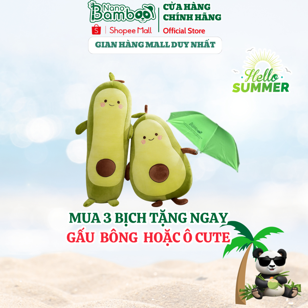 [GIFT] Quà tặng tã bỉm Nano Bamboo Combo 3 Thú bông hoặc Balo Gấu Boo ...