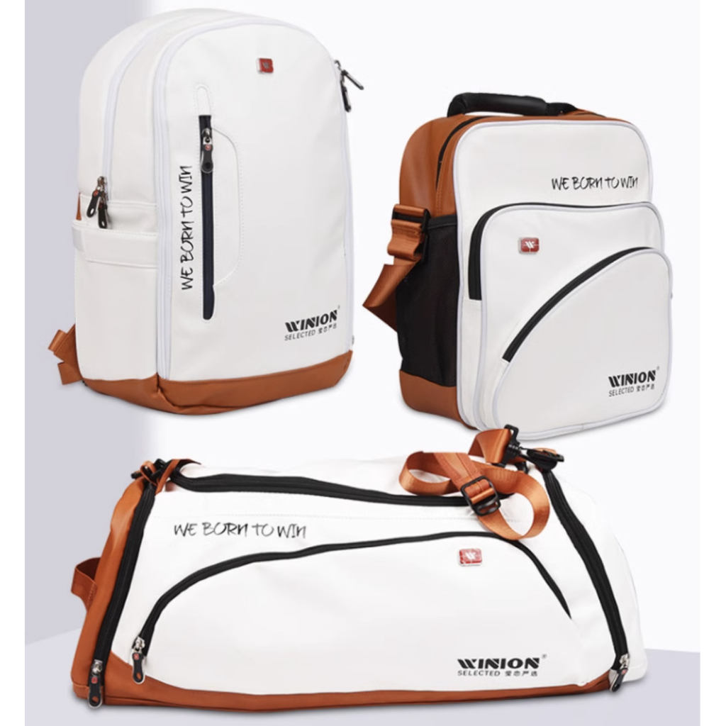 Balo, túi sách, túi đeo chéo bóng bàn WINION chất liệu PU trắnggiá tốt ...