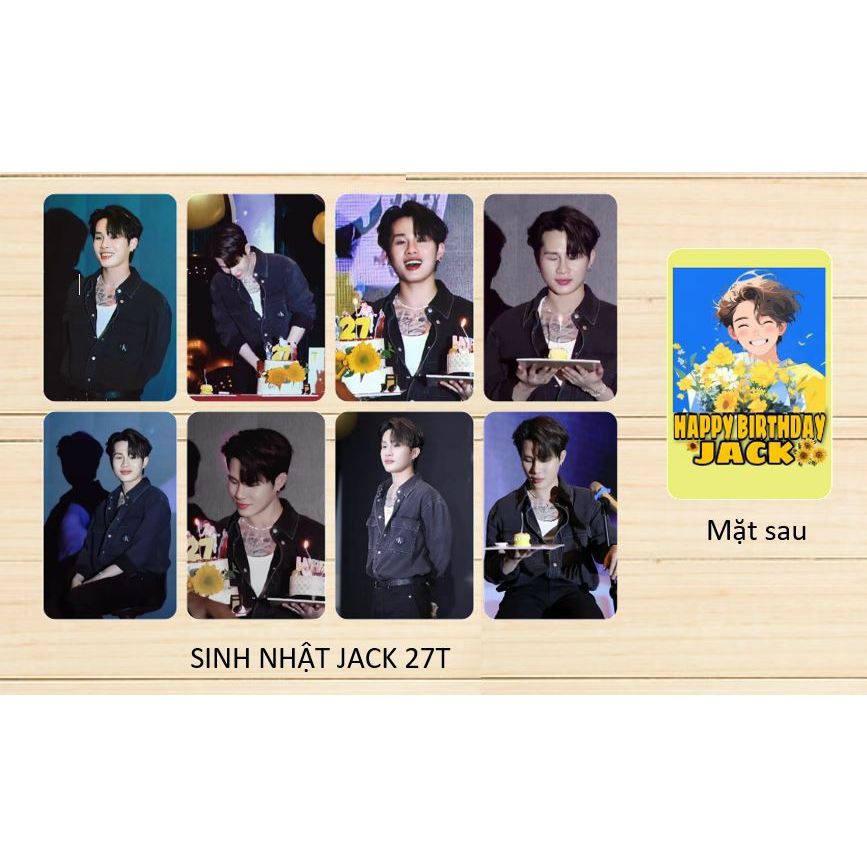 SÉT 8 CARD BO GÓC JACK J97 sinh nhật 27t | Shopee Việt Nam