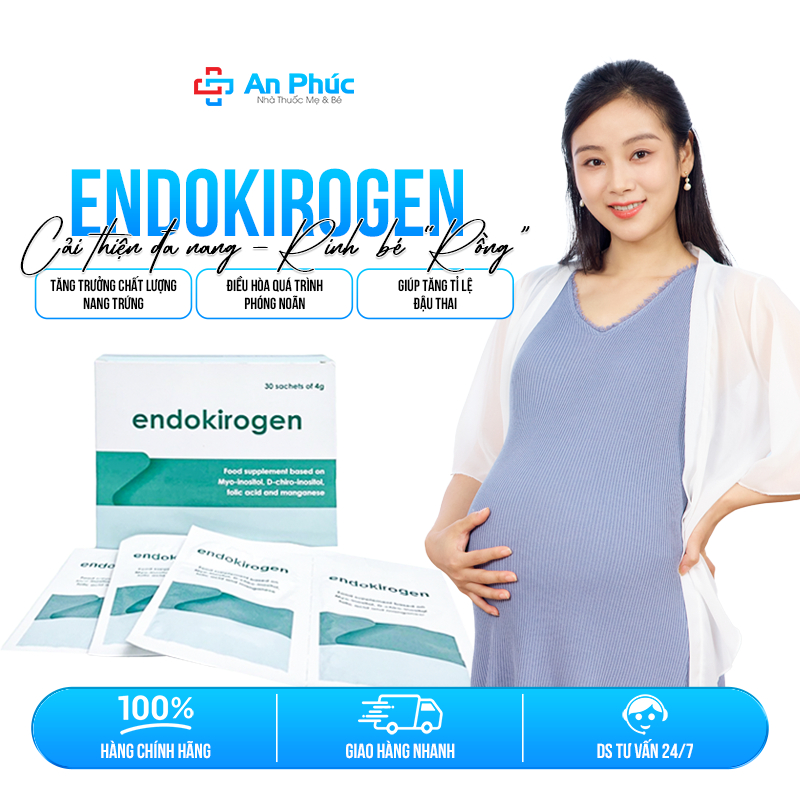 ENDOKIROGEN (Che tên) Bổ Trứng Tăng Khả Năng Thụ Thai, Buồng Trứng Đa ...