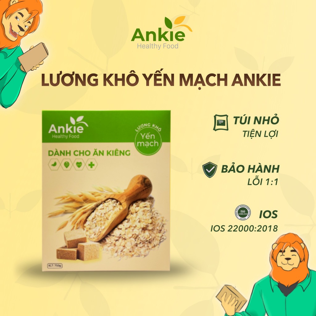 [Hộp 750gr] Lương Khô Ăn Kiêng giảm cân cho người tiểu đường, Vị Yến ...