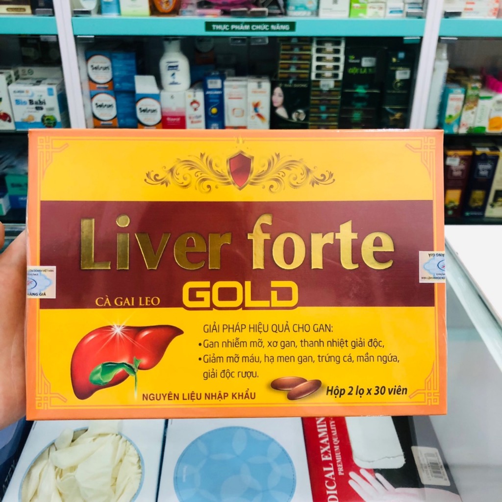 Giải độc gan LIVER_FORTE_GOLD bổ gan, tăng cường chức năng gan Hộp 60 ...