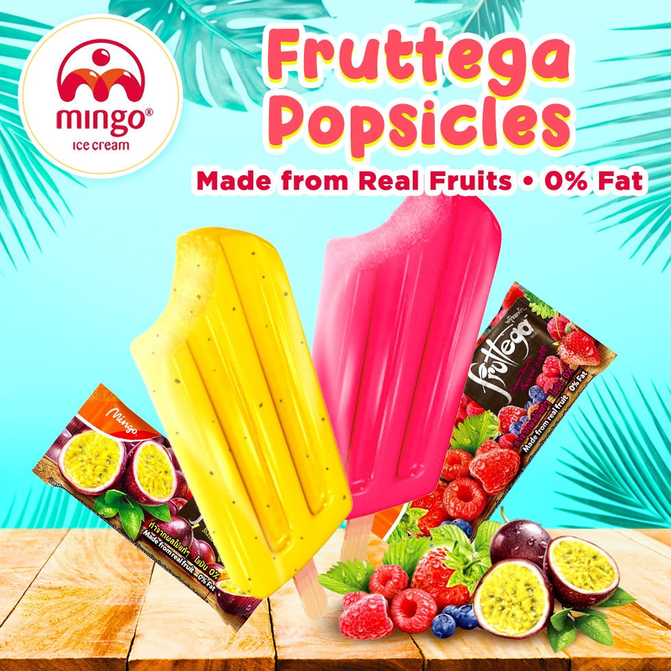 Kem trái cây Mingo Fruttega Popsicles Thái Lan (65g) | Shopee Việt Nam