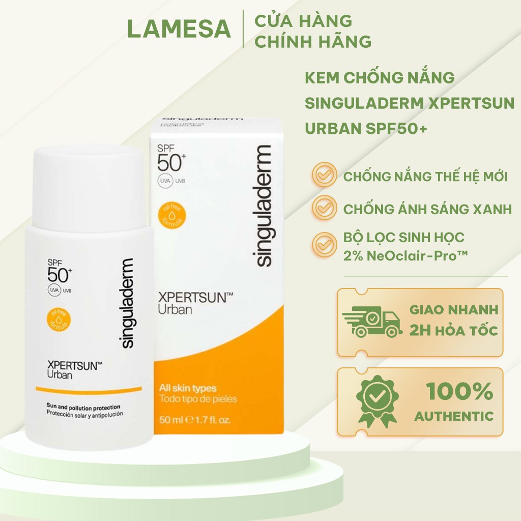 [HÀNG CÔNG TY] Kem chống nắng Singuladerm XPERTSUN Urban SPF 50+ 50ml ...