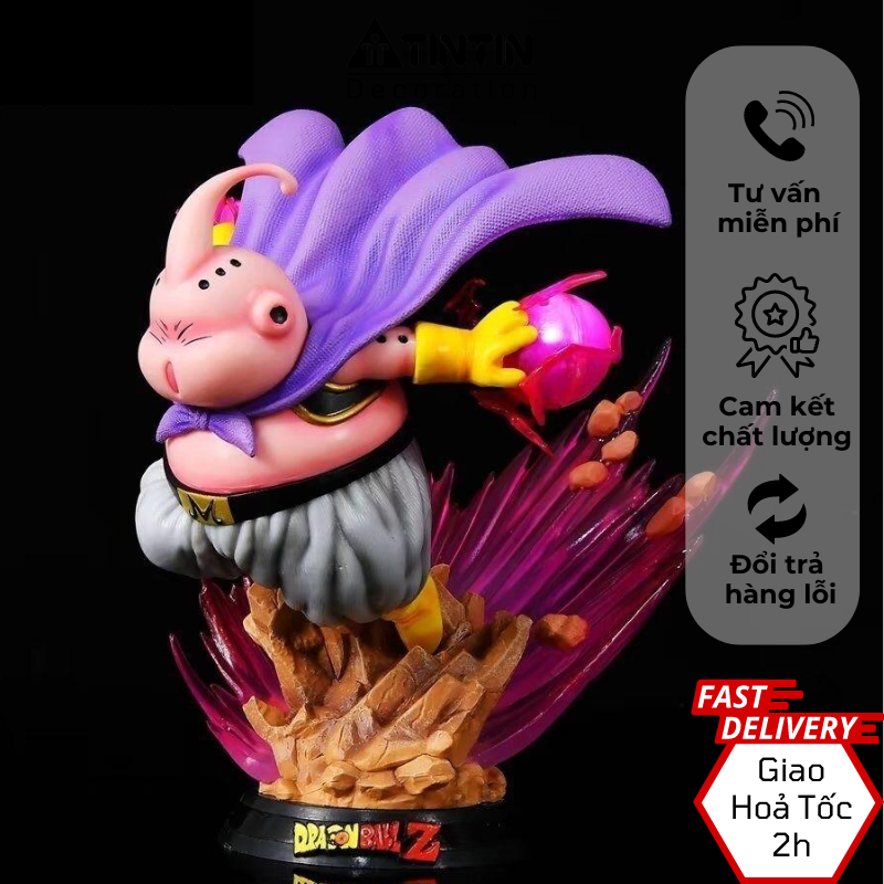 Mô hình anime figure Dragon Ball nhân vật Mabu Béo chiến đấu siêu ngầu ...