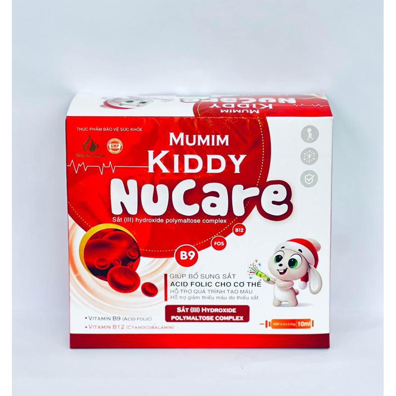 Sắt Nước Mumim Kiddy Nucare Hộp 20 Ống - Bổ Sung Sắt Cho Trẻ | Shopee ...