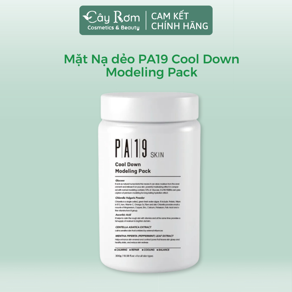 Mặt Nạ dẻo phục hồi da PA19 300g Cool Down Modeling Pack | Cây Rơm ...