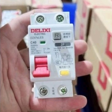 Át CB chống giật 3 chức năng RCBO 2P DELIXI | Shopee Việt Nam