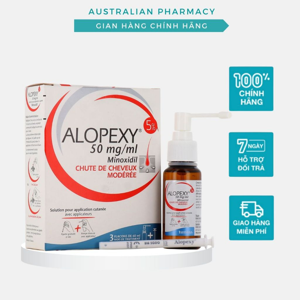 Serum Ngăn Rụng Tóc, Hói Và Mọc Tóc, Mày Cho Nam Alopexyl Minoxidil 5% ...
