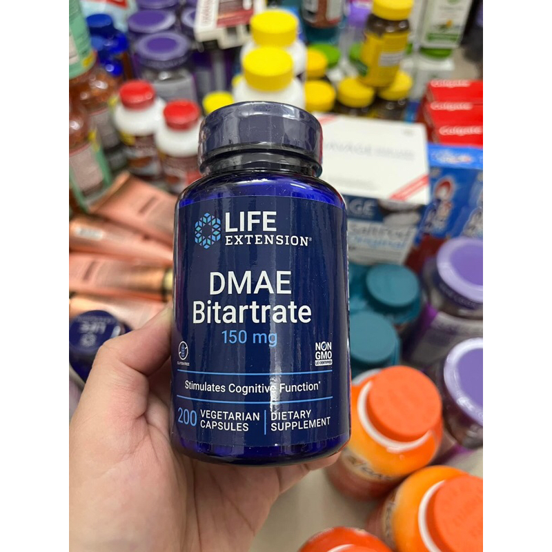 [US]Viên uống Life Extension DMAE Bitartrate 150 mg 200 viên hàng Mỹ ...
