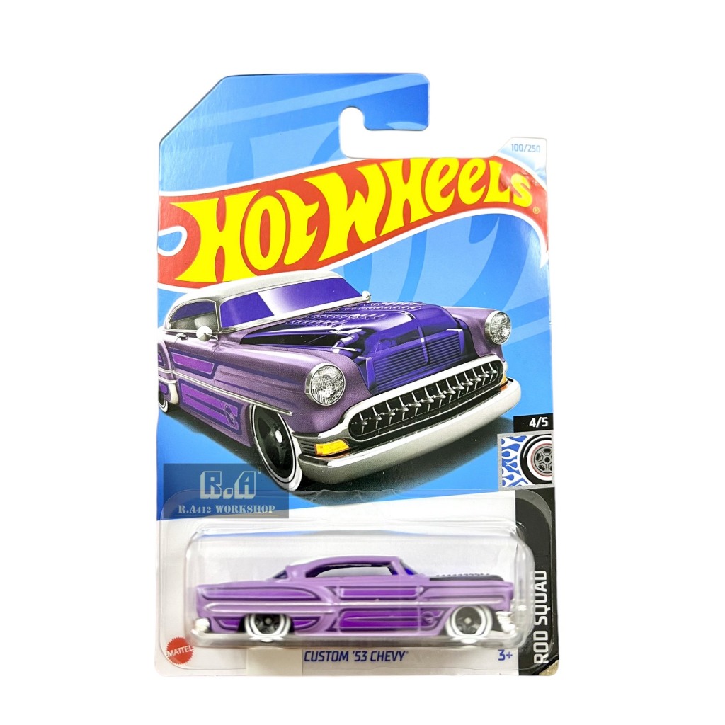Hot Wheels Chính Hãng Mẫu Xe đặt Biệt Treasure Hunt Custom 53 Chevy