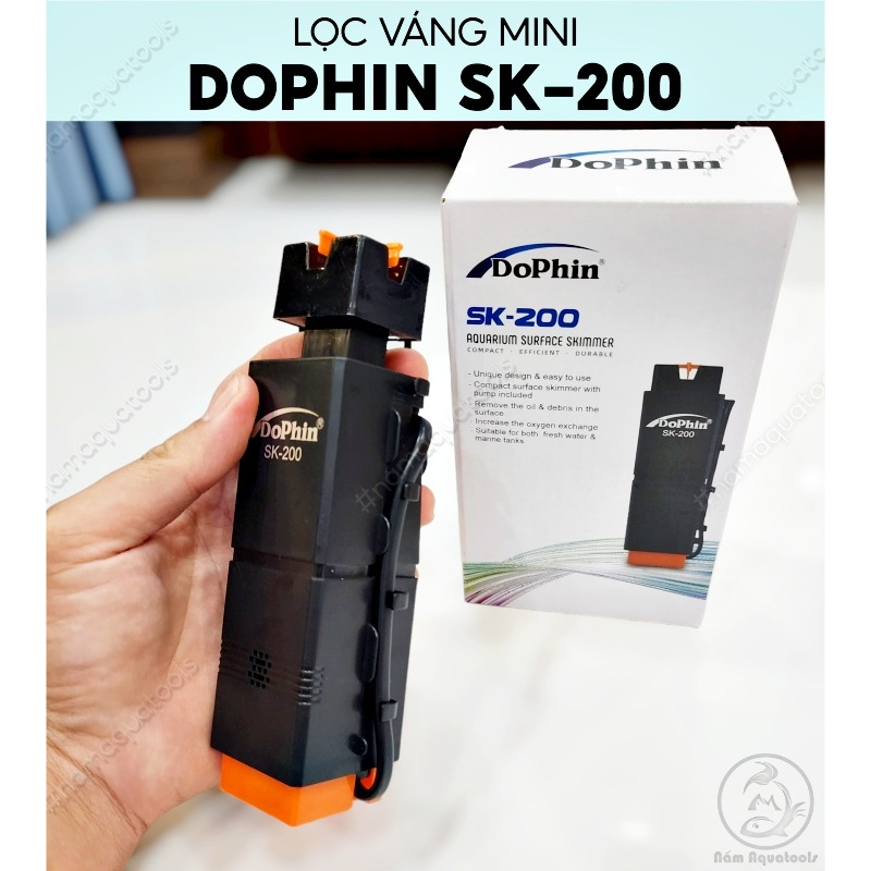 DOPHIN - Lọc váng Dophin SK-200 | Lọc Váng Mini Cho Bể Thuỷ Sinh Nano Bể Cá Nhỏ Để Bàn | Shopee ...