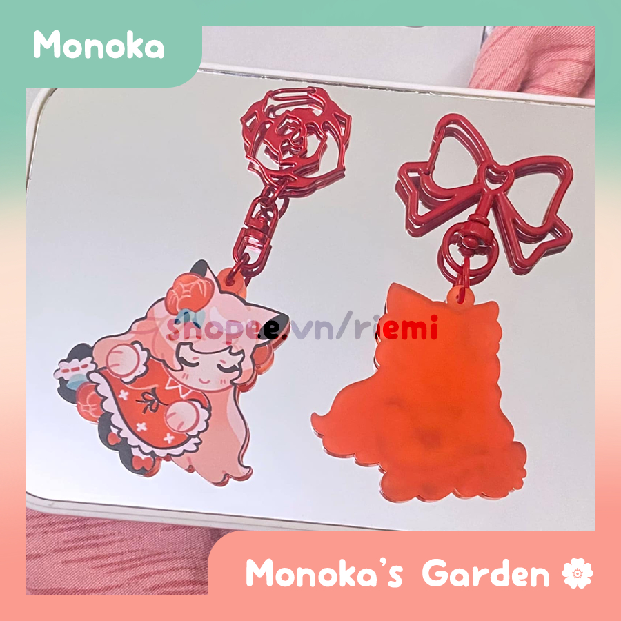 Keychain/Móc khoá frosted acrylic Original Character OC Mascot artist ...