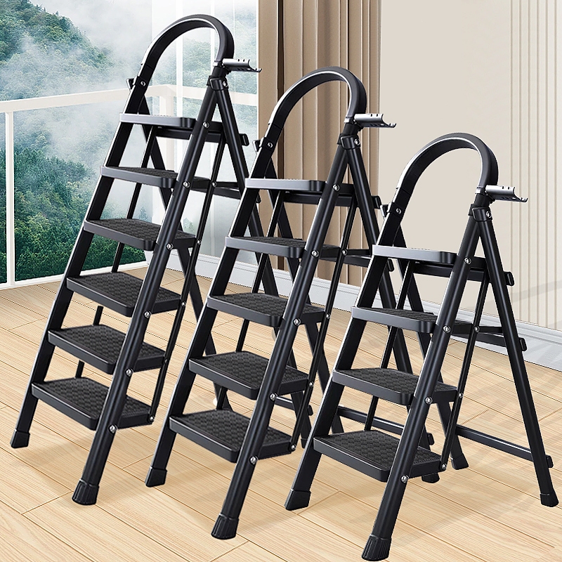 thang gấp Thang Nhôm Chữ a thang nhôm gấp gọn 3/4/5/6 Bậc thép carbon ...