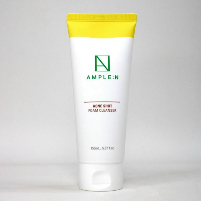 Sửa rửa mặt bản vạch vàng Ample:n AMPLEN Ance shot Foam Cleanser 150ml | Shopee Việt Nam