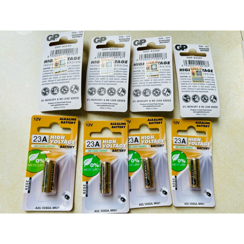 Pin A23, A27 Alkaline 12V Maxell - Hàng Chính Hãng Cho điều khiển cửa cuốn, chuông điện, chìa ...