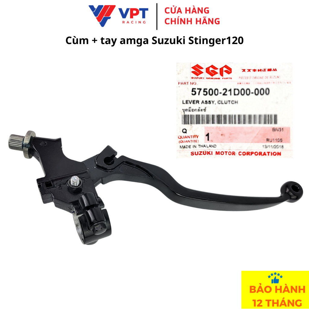 Cùm + tay amga Suzuki Stinger120 / chính hãng Suzuki 57500-21D00-000-S ...