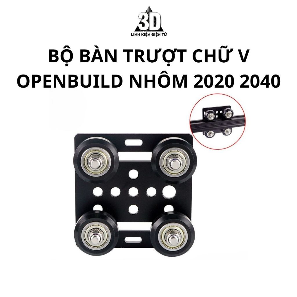 Bộ bàn trượt chữ V Openbuild nhôm định hình 2020 2040 dành cho máy in 3D, CNC | Shopee Việt Nam