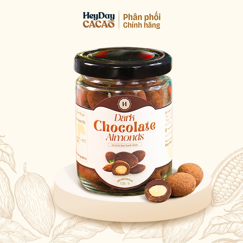 Sô cô la bọc hạnh nhân Heyday - Vị chocolate thơm nồng cùng hạnh nhân ...