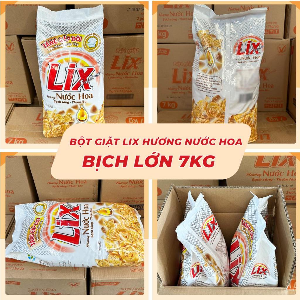 Bột Giặt LIX Extra BỊCH 7KG - Hương Nước Hoa, Sạch Sáng, Thơm Lâu - Mã ...