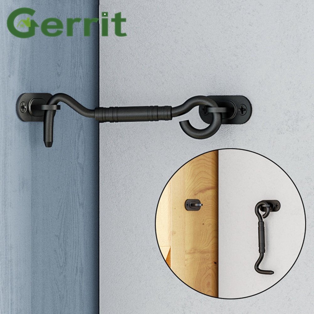 Khóa cửa trượt Bin Khóa cửa trượt Khóa cửa trượt Mắt Latch Hook Cabin Window Hook Với Vít ...