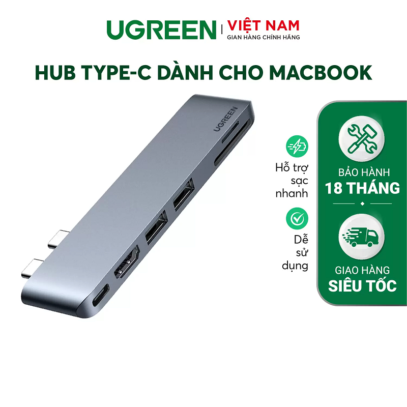 Hub Ugreen MacBook và MacBook Air Ugreen 80856 hàng chính hãng | Shopee ...