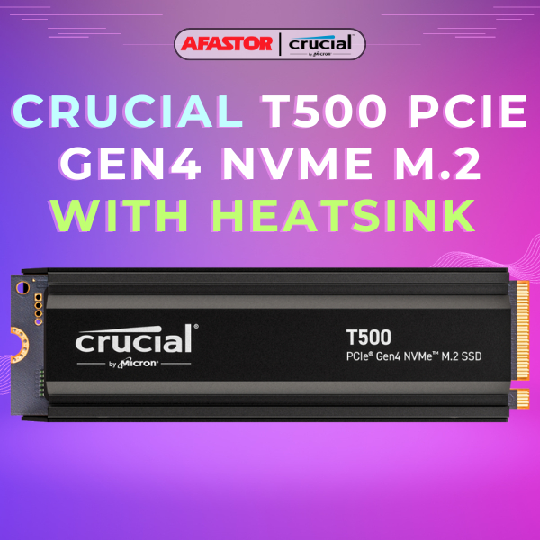 Ổ cứng SSD Crucial T500 1TB PCIe Gen4 NVMe M.2 with Heatsink | CT1000T500SSD5 | Shopee Việt Nam