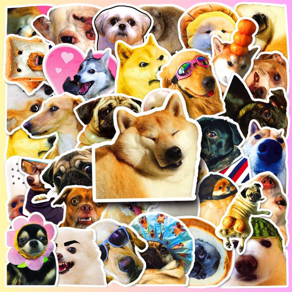 101. Set 50 Sticker Chó Theo Phong Cách Hoạt Hình | Shopee Việt Nam