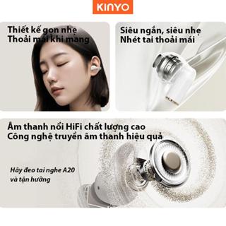 Tai Nghe 2 Trong 1 Thế Hệ Mới KINYO A20, Thiết Kế Vòng Xoay, Tích Hợp ...