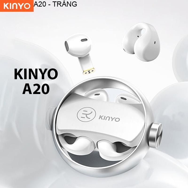 Tai Nghe 2 Trong 1 Thế Hệ Mới KINYO A20, Thiết Kế Vòng Xoay, Tích Hợp Micro Đàm Thoại, Nghe Nhạc ...