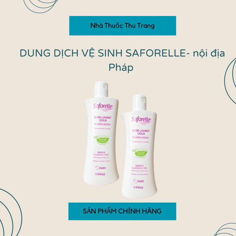 ĐỦ BILL - NỘI ĐỊA PHÁP - Dung Dịch Vệ Sinh Saforelle Solution Lavante ...