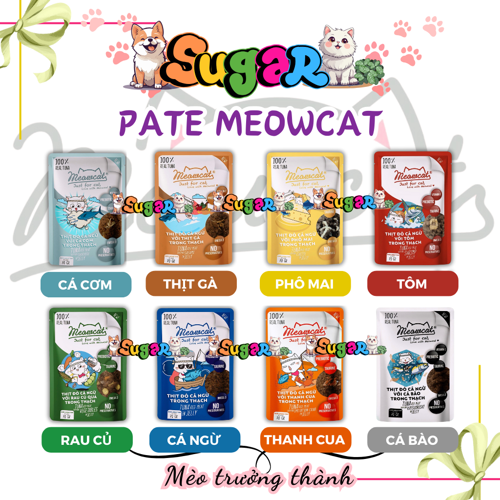 Pate Meowcat cho mèo Gói 70g, Thức ăn ướt dành cho Mèo, Hàng chính hãng Việt Nam | Shopee Việt Nam