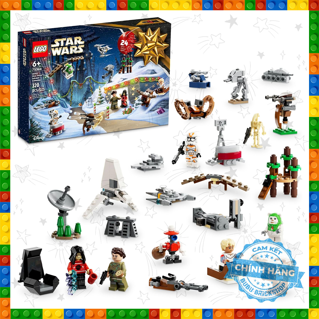 Lego Star Wars 75366 - Bộ xếp hình Lego Star Wars Advent Calendar 2023 ...