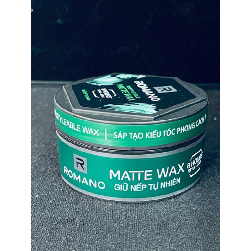 SÁP VUỐT TÓC ROMANO MATTE WAX XANH LÁ CỨNG 68G | Shopee Việt Nam