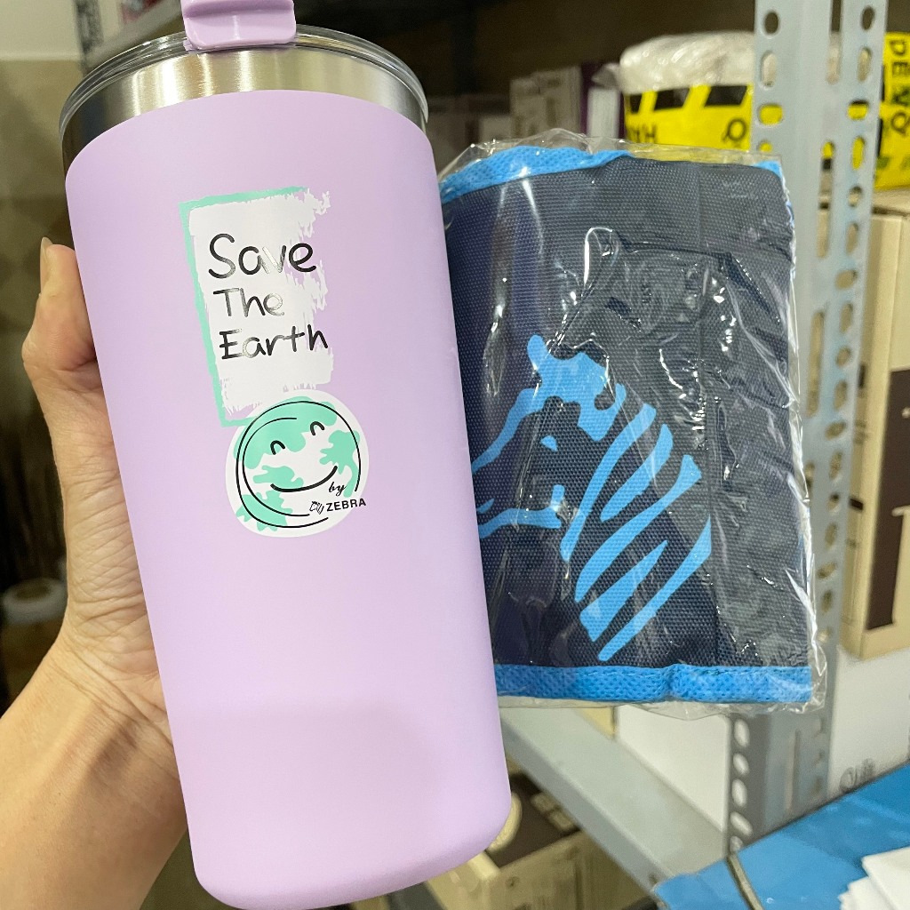 Ly giữ nhiệt Zebra - tặng kèm túi đeo - 580ml - 870ml - 112701 - 112702 ...