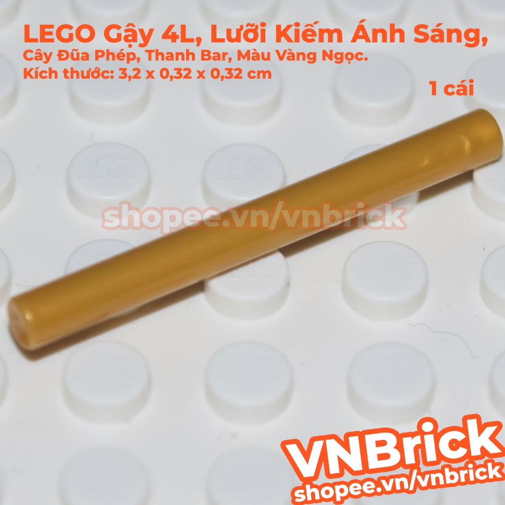 [1 Cái] LEGO Gậy 4L / Lưỡi Kiếm Ánh Sáng / Cây Đũa Phép / Thanh Bar ...