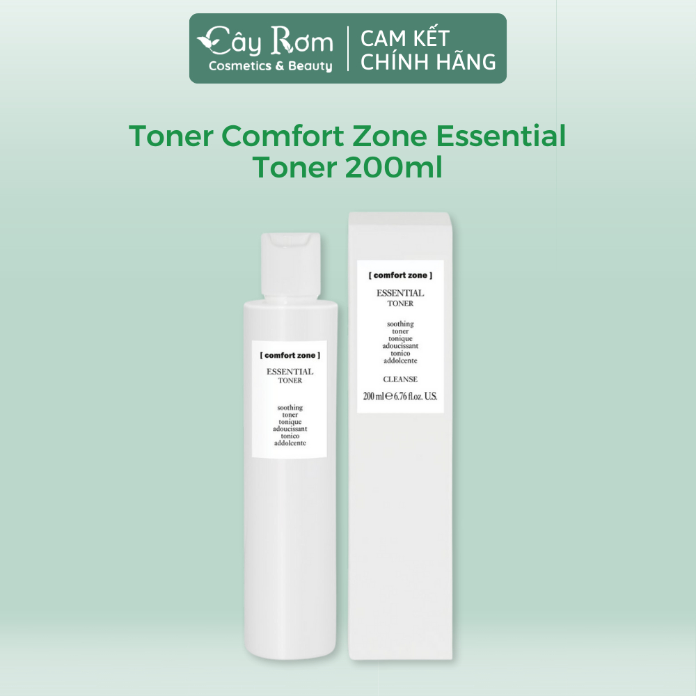 Toner Comfort Zone Essential Toner 200ml Dưỡng Da Căng Bóng | Cây Rơm Cosmestics | Cây Rơm ...